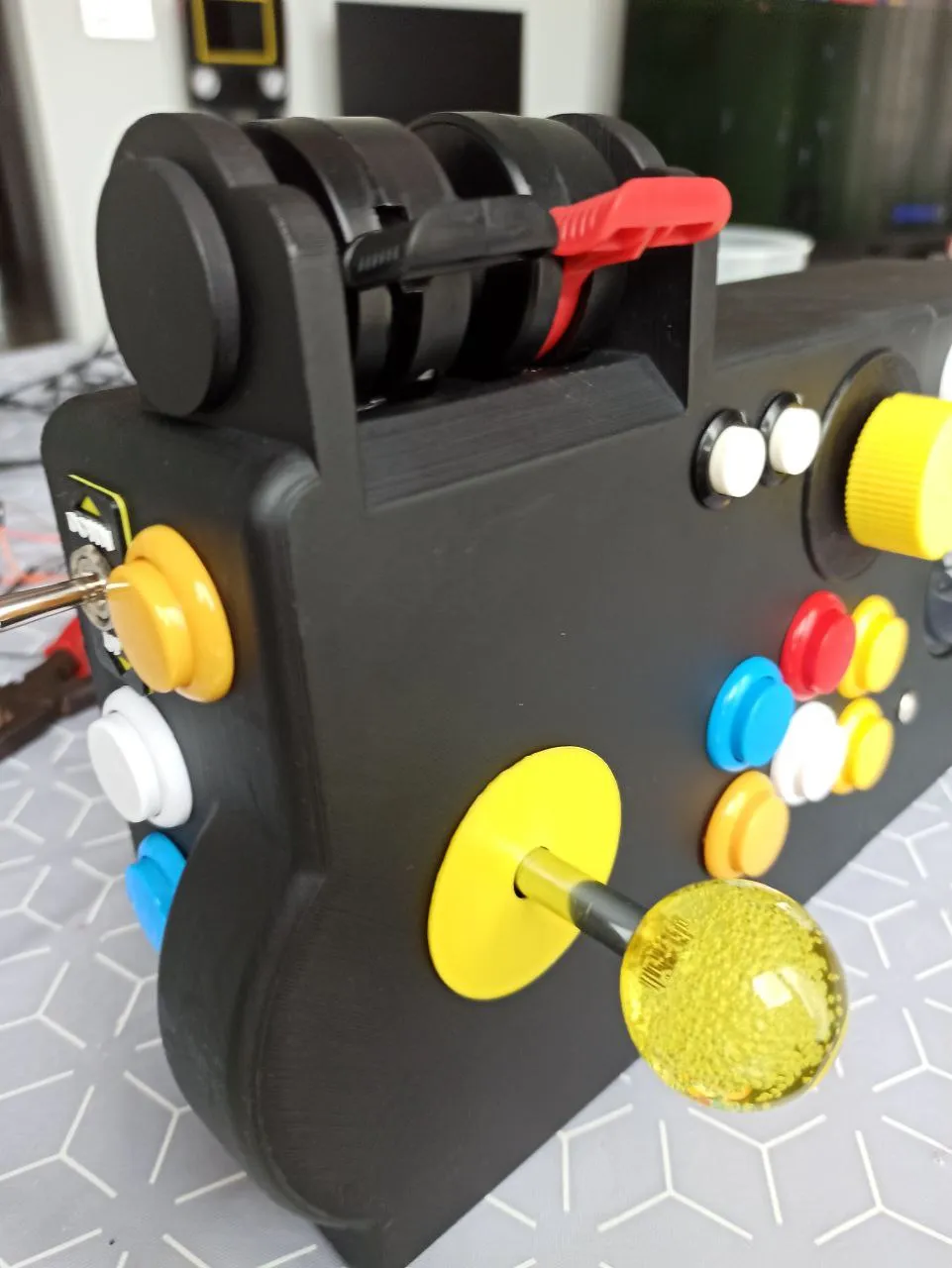 Arcade Joystick Trackball Spinner by SrRubio MakerWorld: Download Free ...