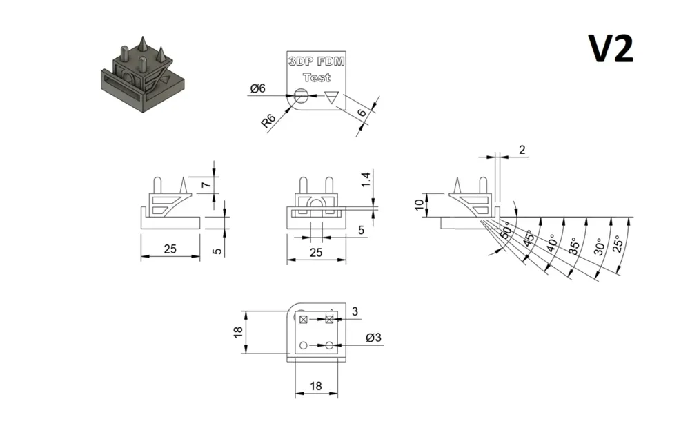 FDM 3D Printer Calibration File, Testfile by 3D_Print_DE - MakerWorld