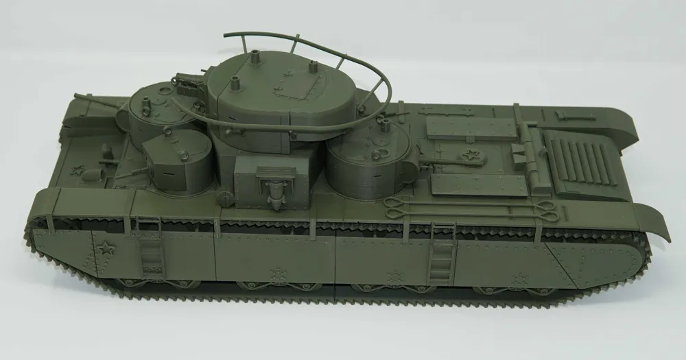 Scale T-35 Soviet Multi-Turret Heavy Tank by user_1803088173 - MakerWorld