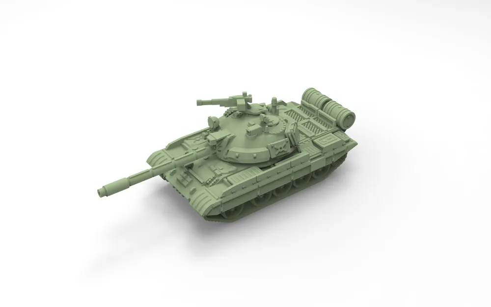 T-55AM 1:100 15MM SOVIET TANK by user_1803088173 - MakerWorld