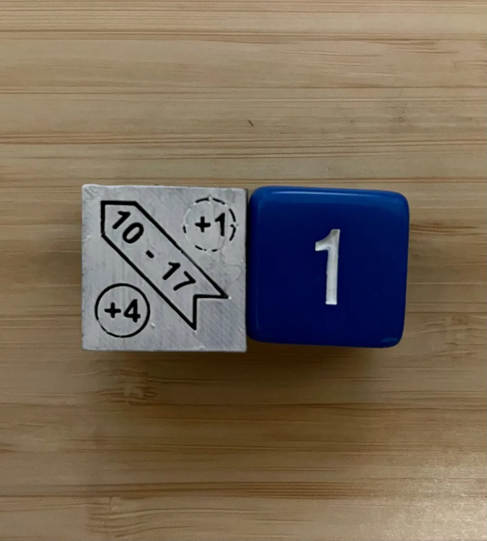 Battletech Movement Dice Modern Sharp Edges by zac.goodwin - MakerWorld