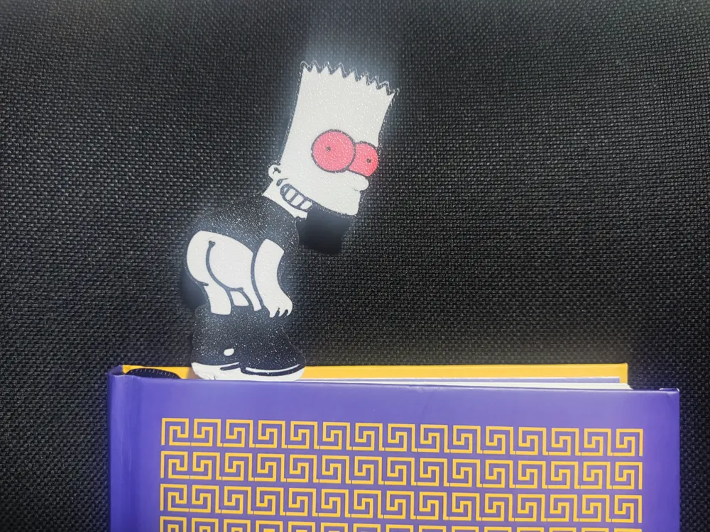 BookMark Bart Simpson by Sebascaste MakerWorld: Download Free 3D Models