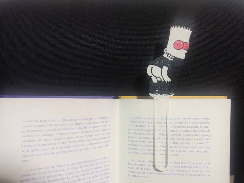BookMark Bart Simpson by Sebascaste MakerWorld: Download Free 3D Models