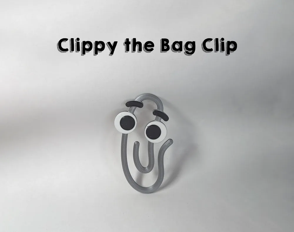 Clippy the Bag Clip by MakingSingularities - MakerWorld