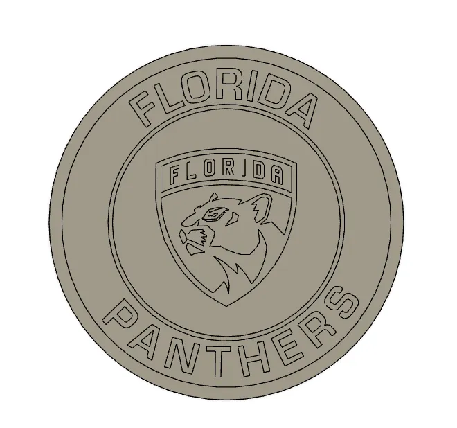 Florida Panthers Coaster by Joshua 3D - MakerWorld