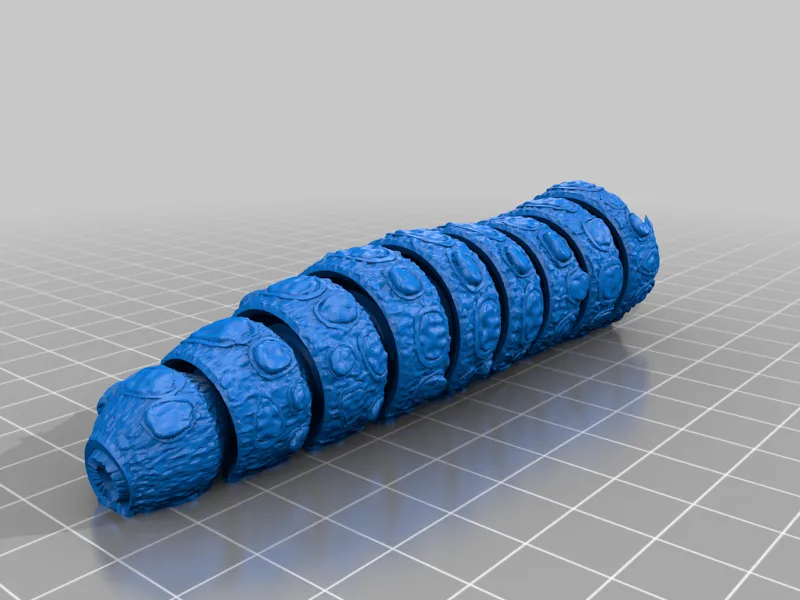 Dune Flexi Sandworm. Print in Place. Support Free. by mireplica3d ...