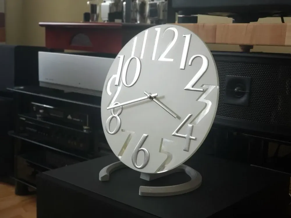 Clock Stand for 12" Wall Clocks by Chunki - MakerWorld