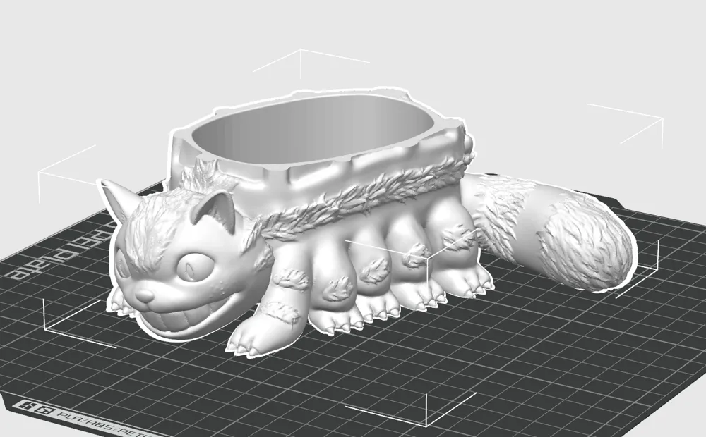 Catbus Succulent Planter Pot - Studio Ghibli - Free 3D Print Model ...