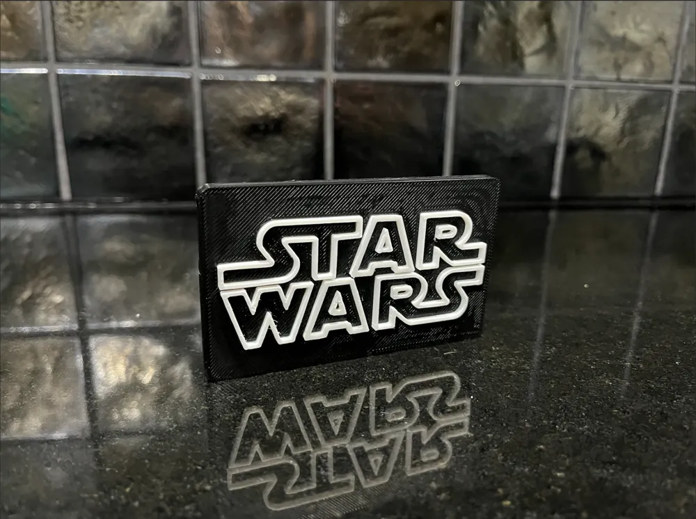 Multicolor Star Wars Sign For Single Color Printer by EdwinMakes ...