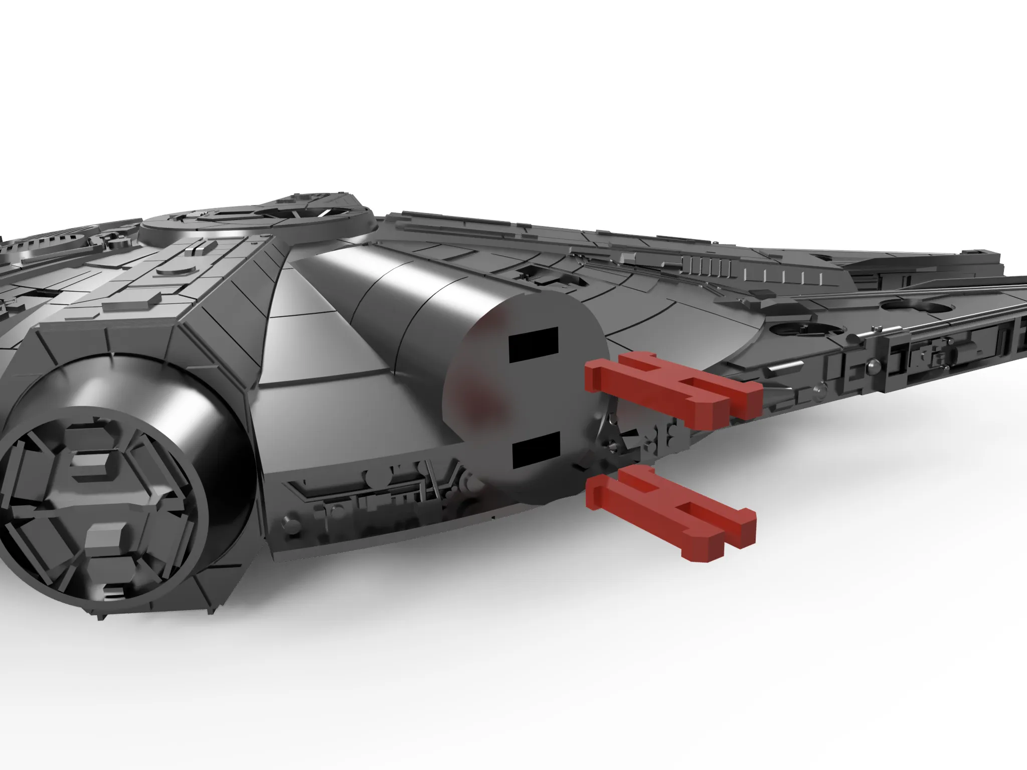 Millennium Falcon Kit Card - High Detail - No Glue by DjangoCashflow ...