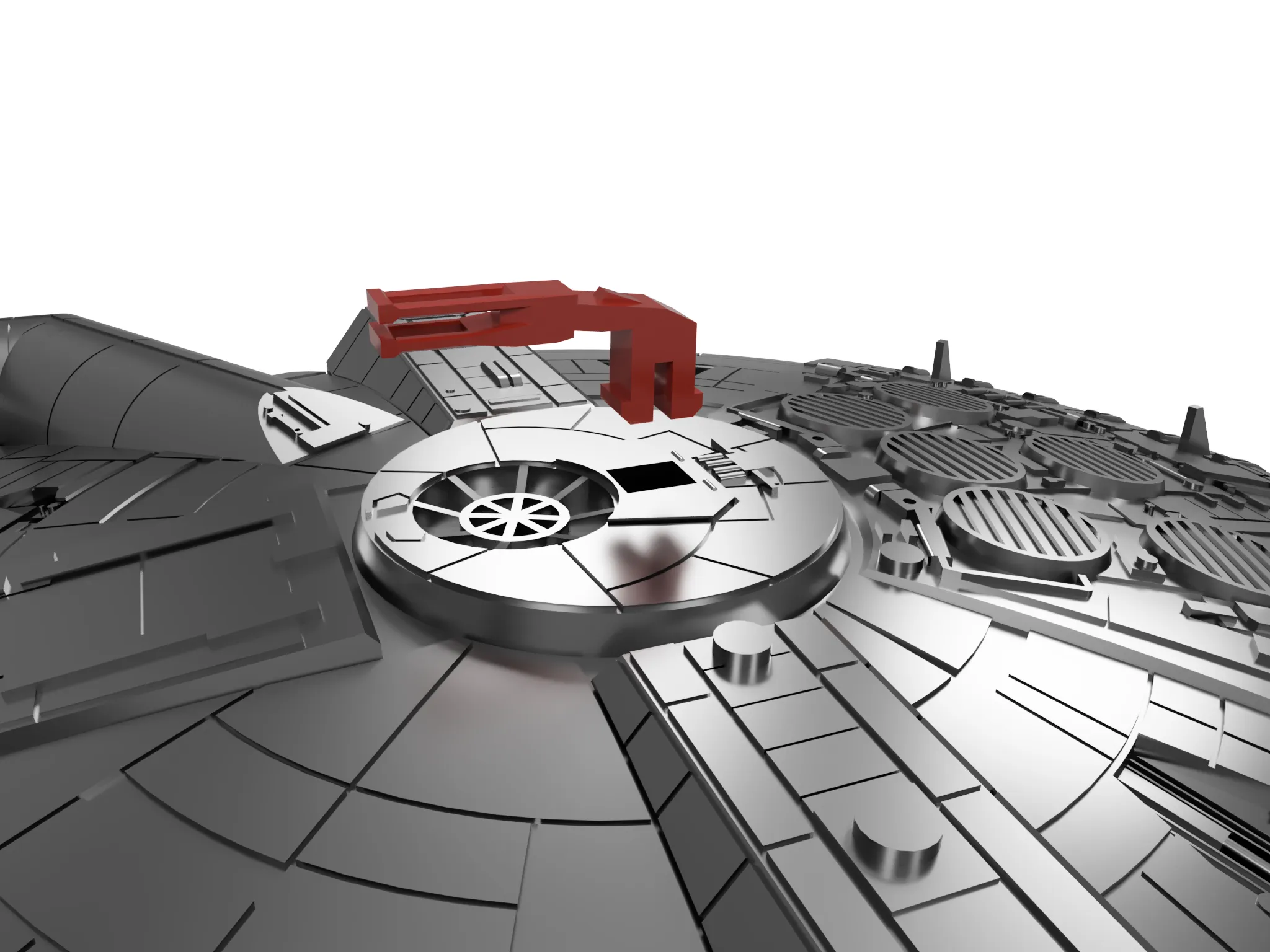 Millennium Falcon Kit Card - High Detail - No Glue by DjangoCashflow ...