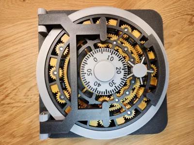 Vault with Combination Lock by Rocco's Stuff - MakerWorld