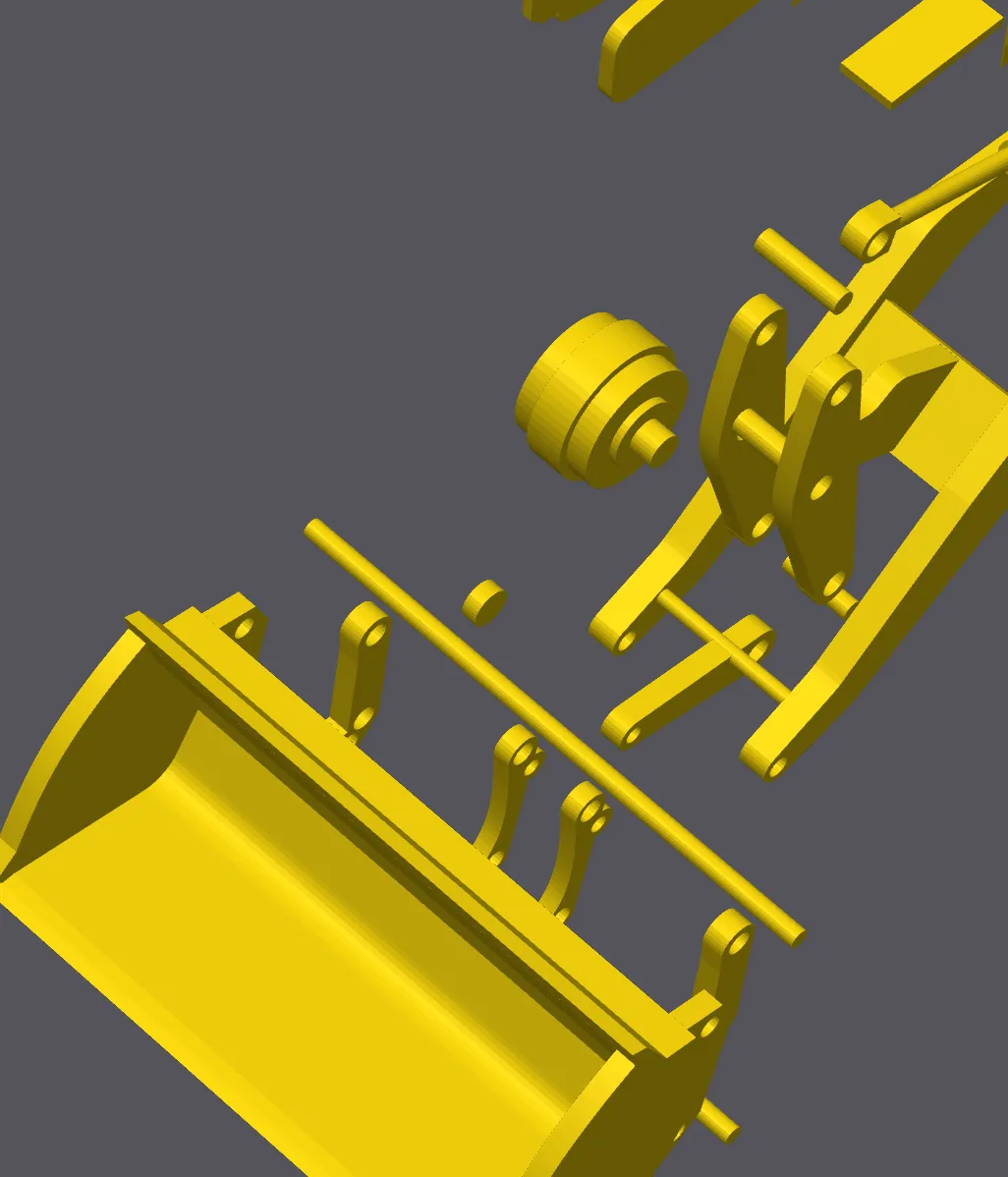 Catherpillar 963 Track Loader- fully 3D printable by mikolaj.mazik ...
