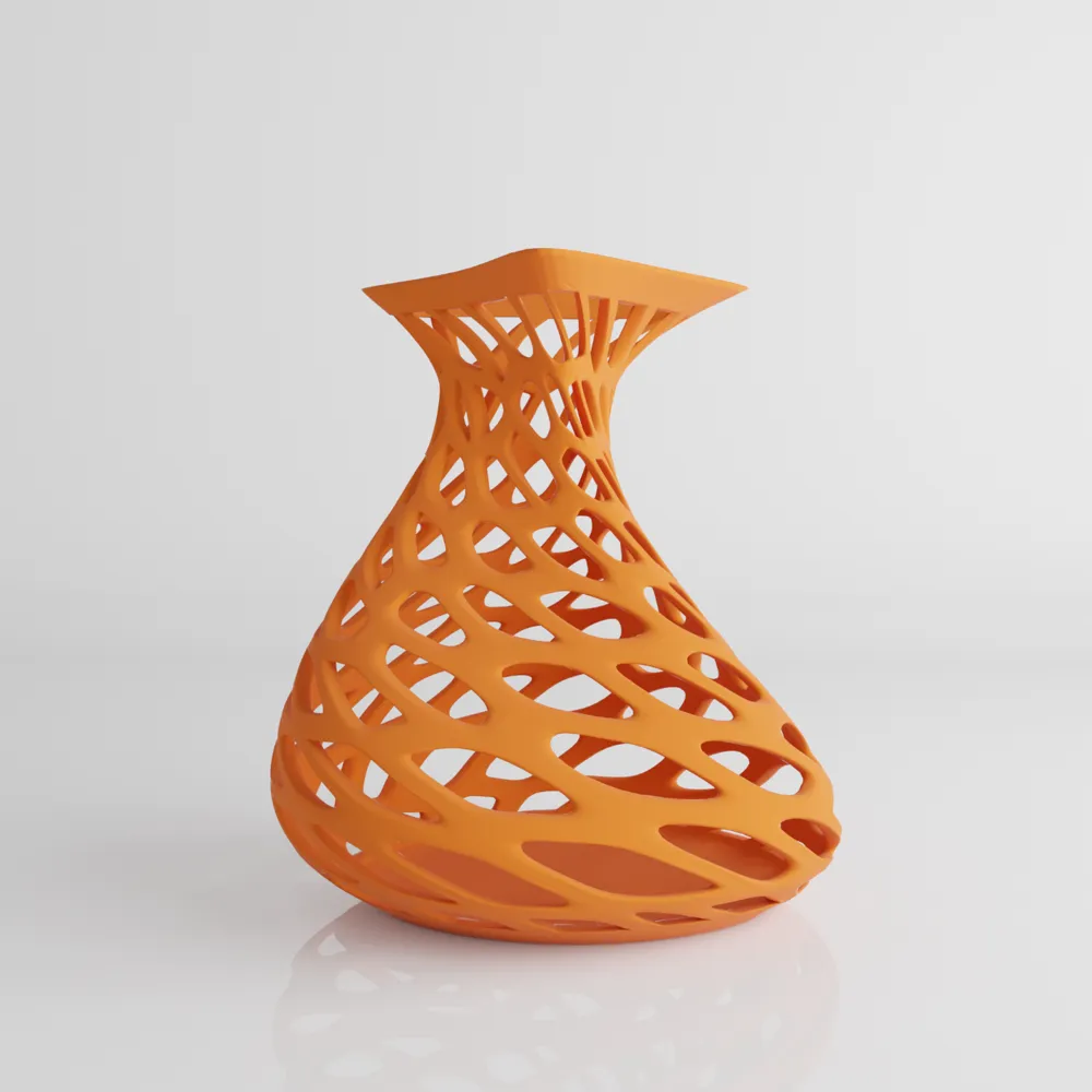 Abstract Table Vase: Zenithora by VaseCreativity - MakerWorld