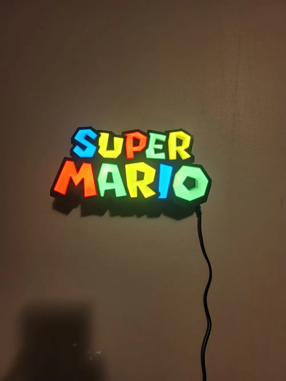 Super Mario Bros Lamp Led RGB by Ismael - MakerWorld