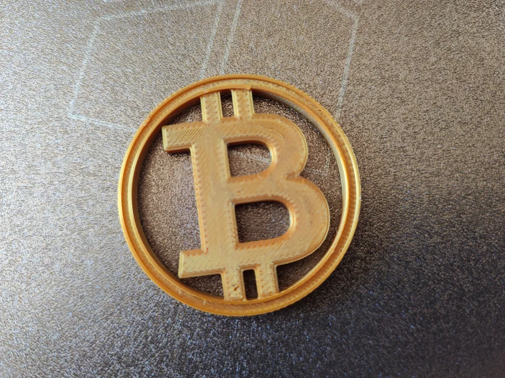Bitcoin Keychain and Coin - BTC 3D STL Model by We Be Printin' - MakerWorld
