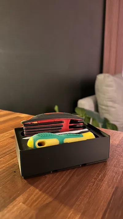 Gridfinity Bambu and Allen Tool Holder Remixed by JeeperJC - MakerWorld