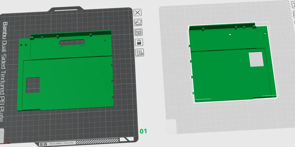 P1P Enclosed Sides: Pegboard Modplate by Hobo4ssassin - MakerWorld