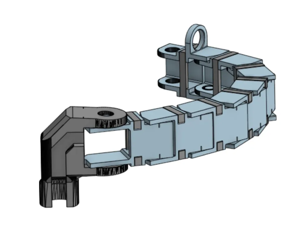 P1P PRINTABLE Cable Chain - Free 3D Print Model - MakerWorld