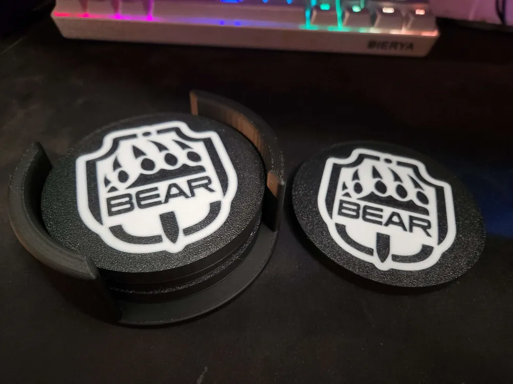 EFT BEAR faction coaster set by dabbits_printz - MakerWorld