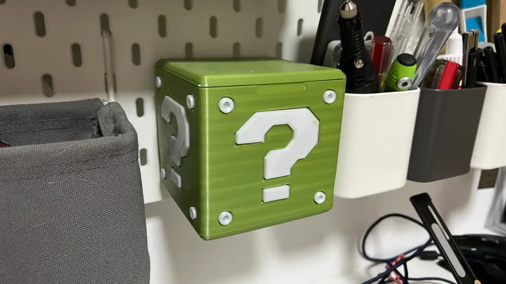 Mario box / Tool box for IKEA Skadis 宜家洞洞板马里奥工具盒 by Hussein Lee ...