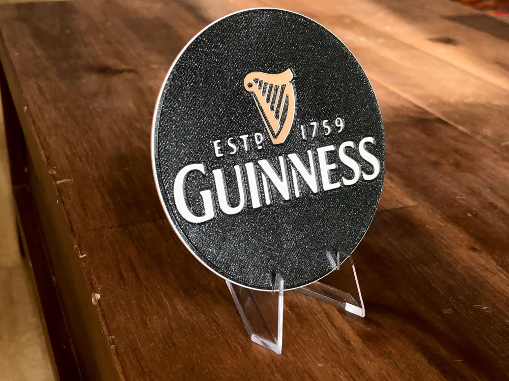 Guinness Beer Coaster - Ireland by Dany Sanchez - MakerWorld