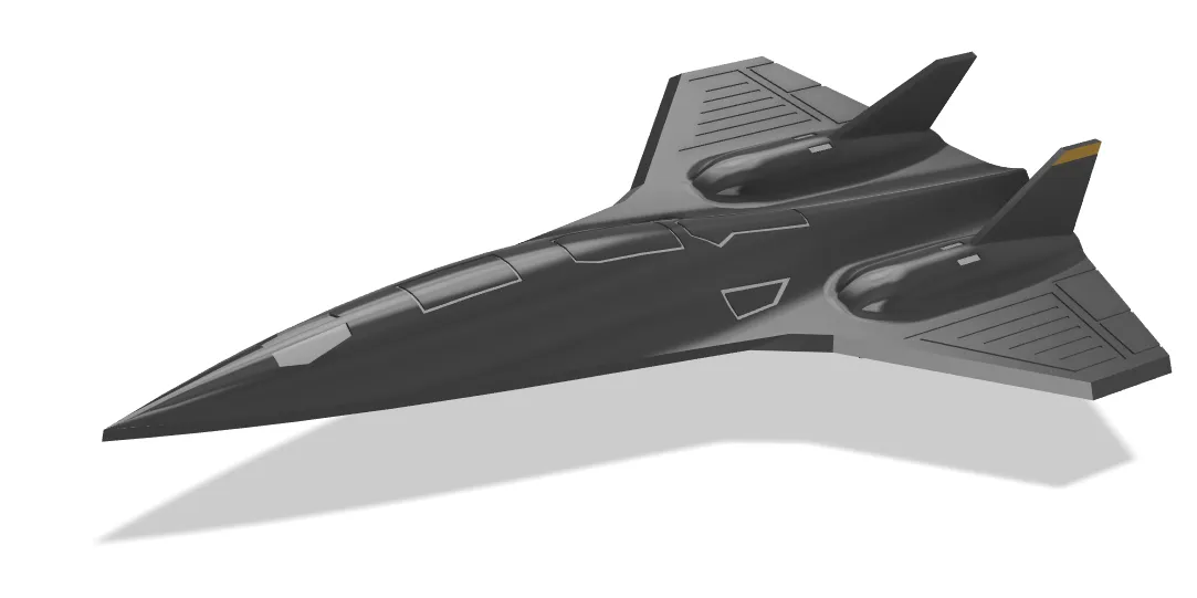 Darkstar Plane Kit Card by planes01 MakerWorld: Download Free 3D Models