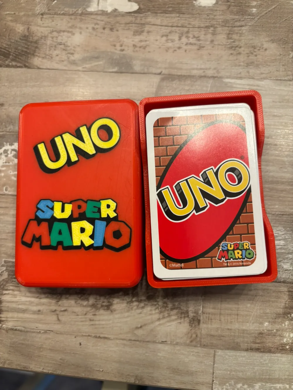 UNO MARIO CARD BOX by yanifa54 - MakerWorld
