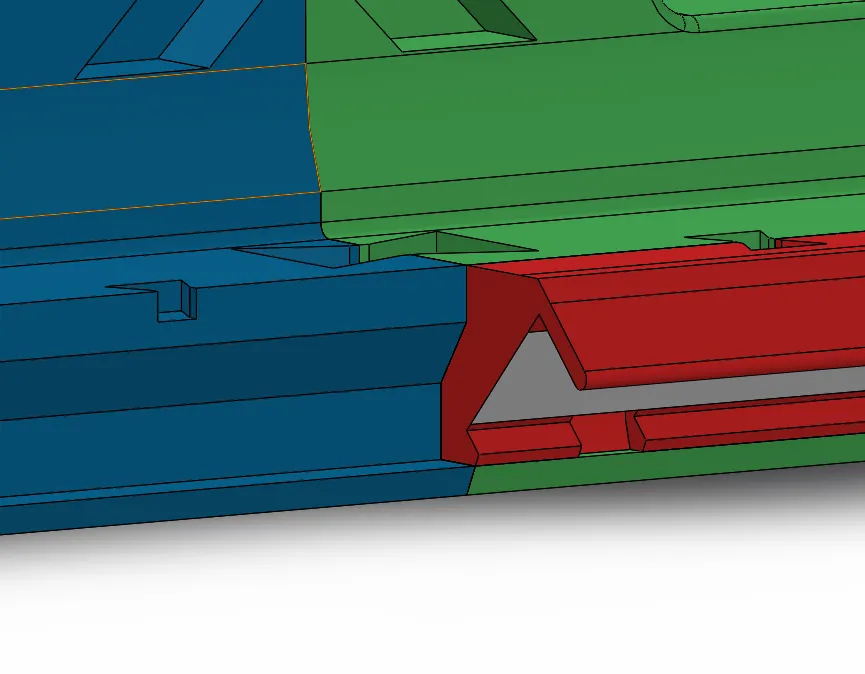AMS RISER no supports - replacable LED channel Remixed by Namatar ...