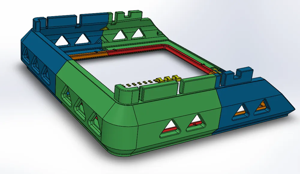AMS RISER no supports - replacable LED channel Remixed by Namatar ...