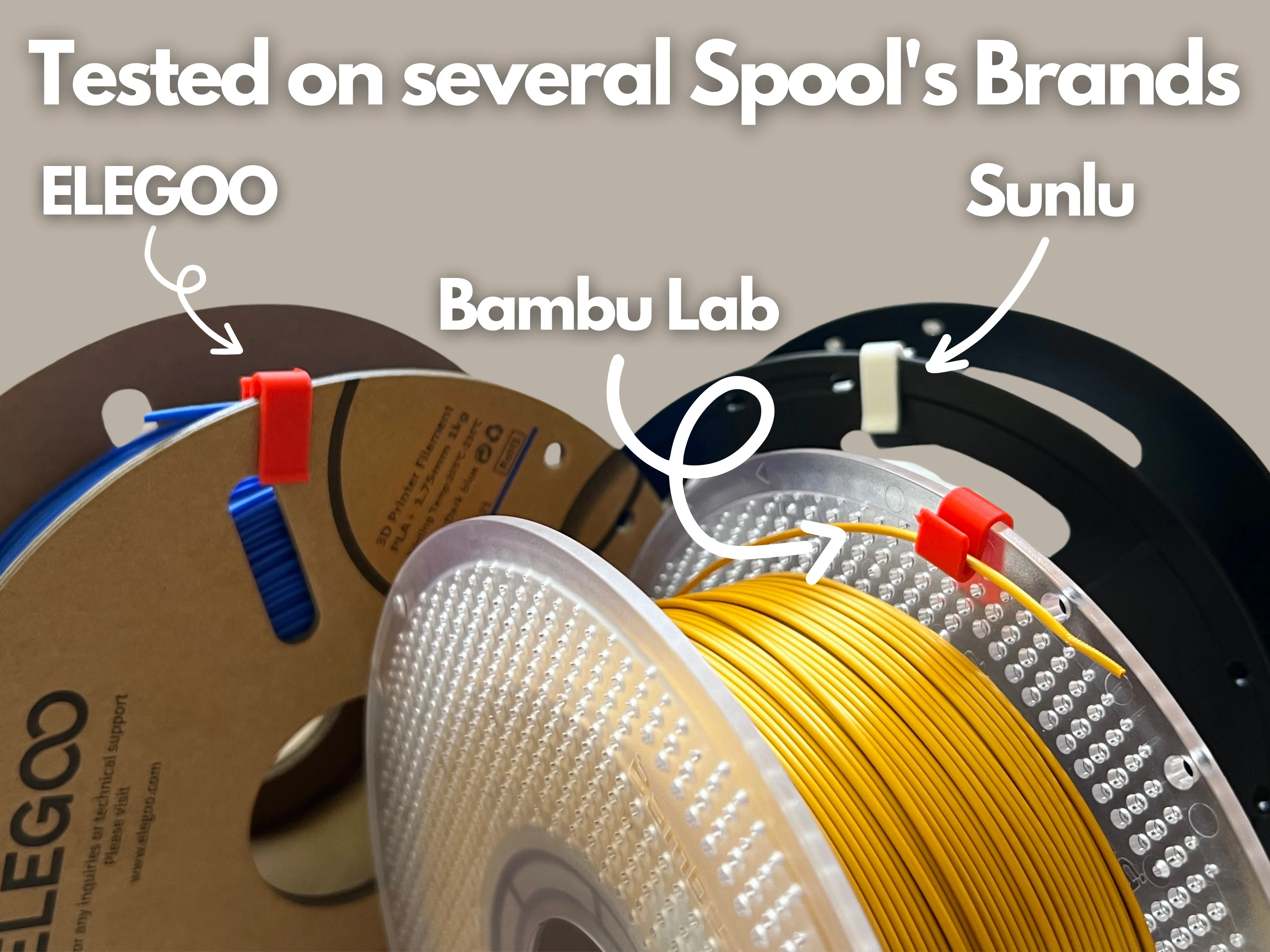 The Universal Filament Clip - Free 3D Print Model - MakerWorld
