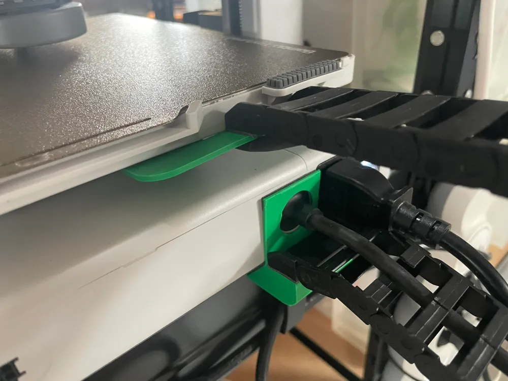 A1 Build Plate Cable Igus Track Support Brackets by simon.zoloiev ...