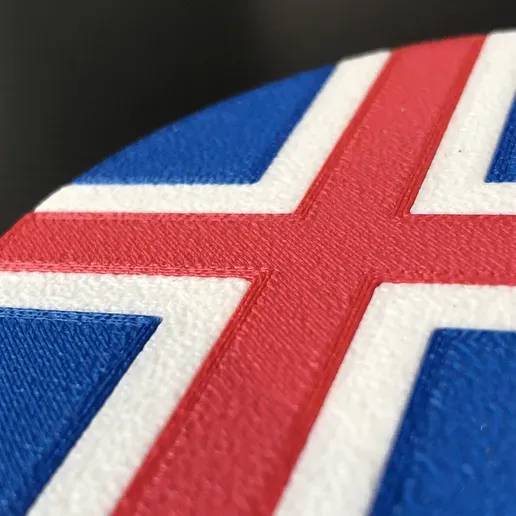 Nordic Cross - Flag Beer Coaster by Dany Sanchez - MakerWorld