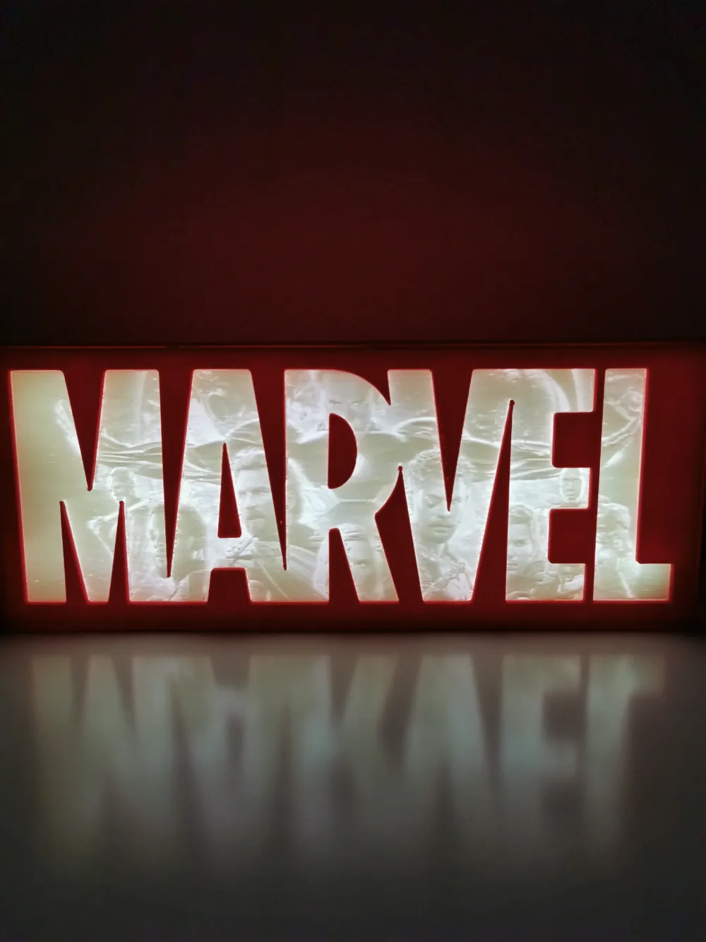 Marvel Logo Lithophane by Fabzer MakerWorld: Download Free 3D Models