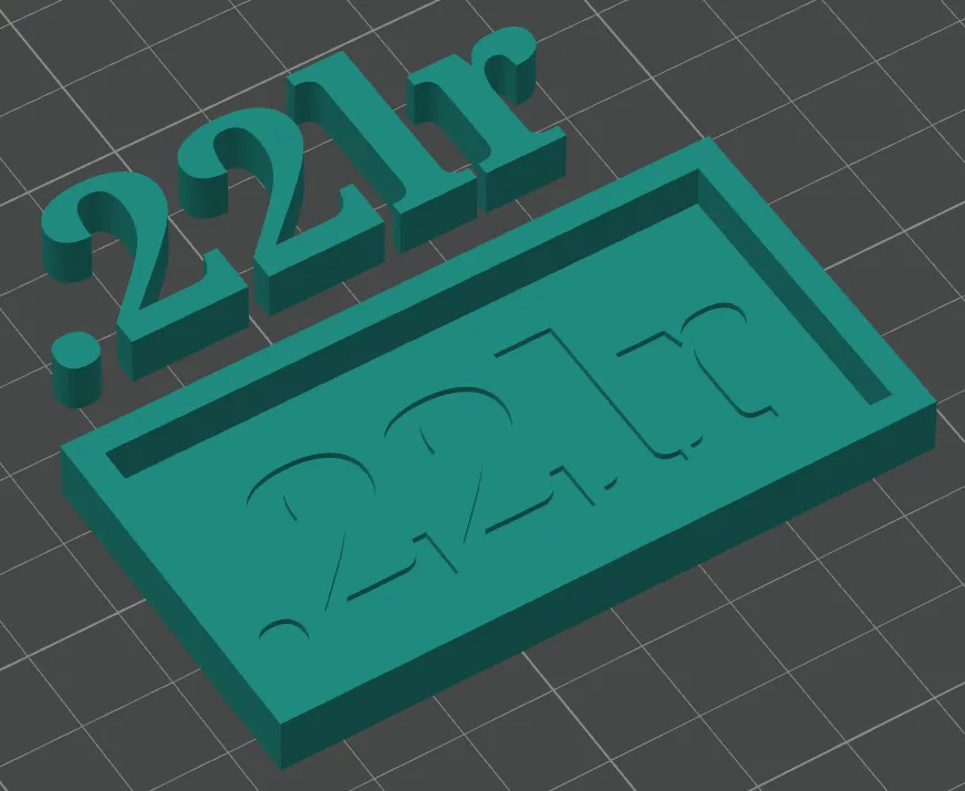 .22lr Ammo Box Label by Churros - MakerWorld