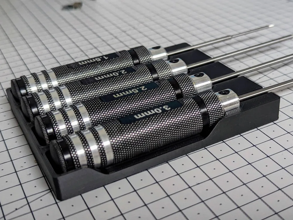 Hex Screwdriver Organizer Case/Holder by StrataFab - MakerWorld