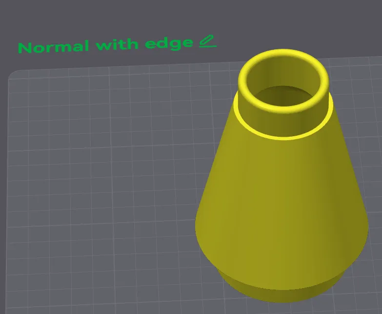 Iego Inspired Cone Shaped Vase - Free 3D Print Model - MakerWorld