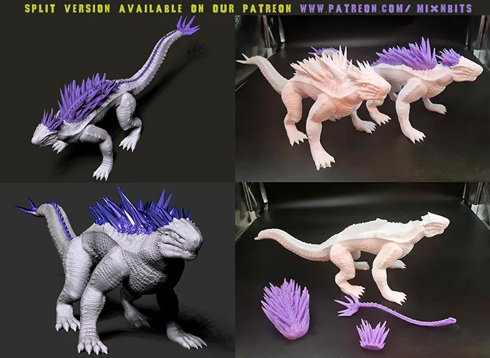 Godzilla x Kong: Shimo fan art by MiX&BitS MakerWorld: Download Free 3D ...