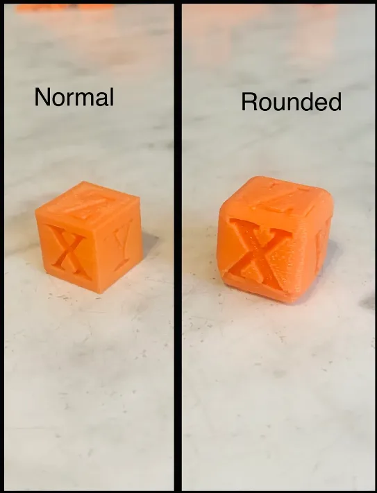 Rounded XYZ Calibration Cube Test by MrPurple - MakerWorld