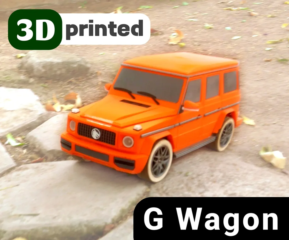 G-Wagon - 3D printed 4x4 RC car (Body) by RamBros MakerWorld: Download Free 3D Models