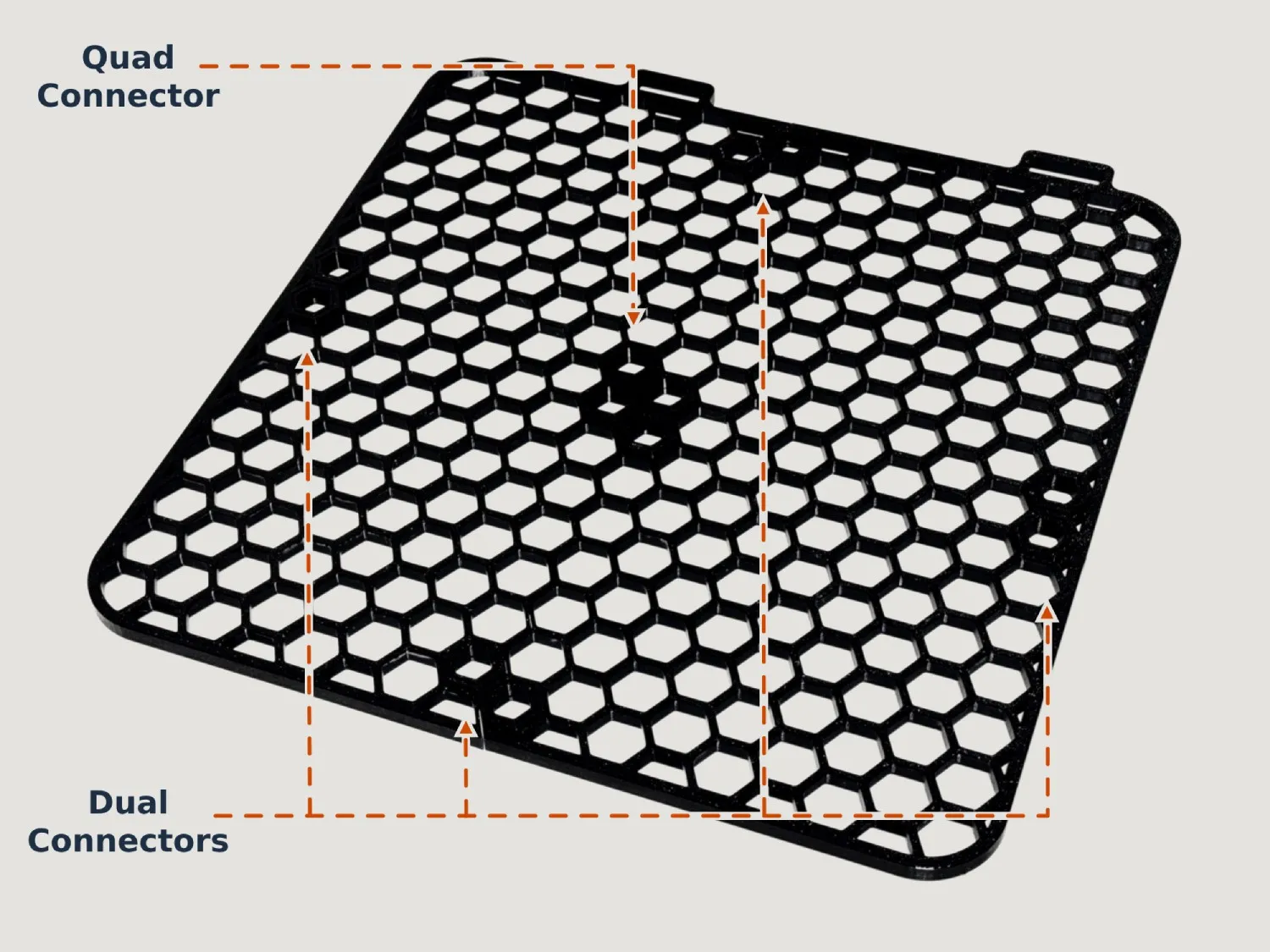 HSW for AMS Riser V2 (Honeycomb Storage Wall) by Yoav Kadosh MakerWorld ...