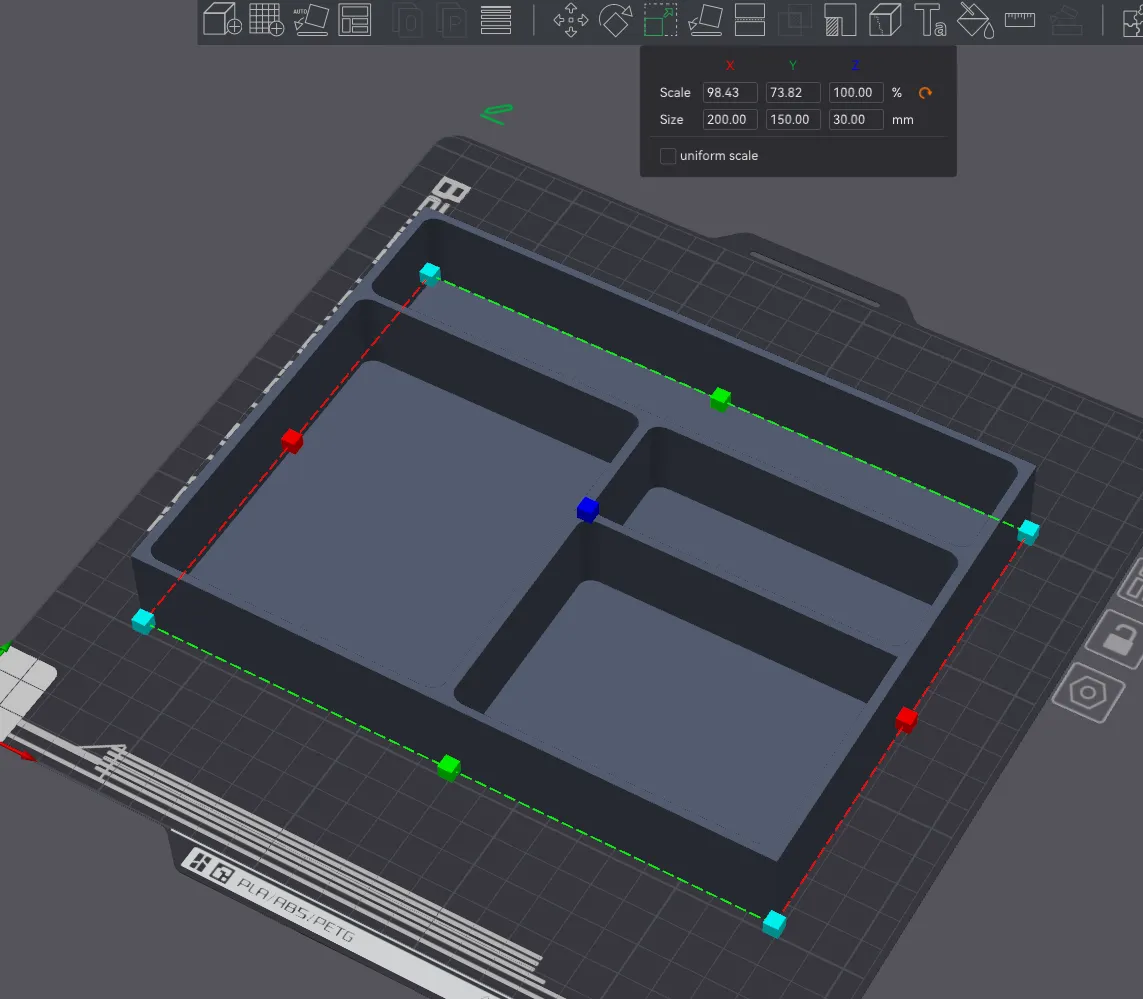 Simple Resizable Drawer Organizer by Alan.Y MakerWorld: Download Free ...