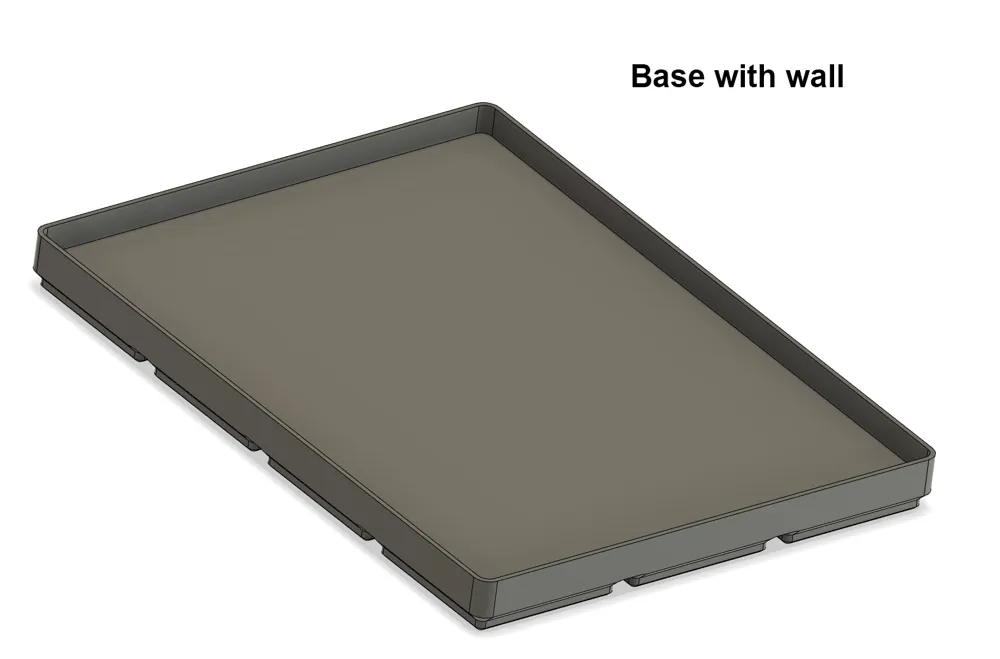 Parametric Gridfinity Bottoms (Gridfinity 3D Base) by InaniaEtVana ...