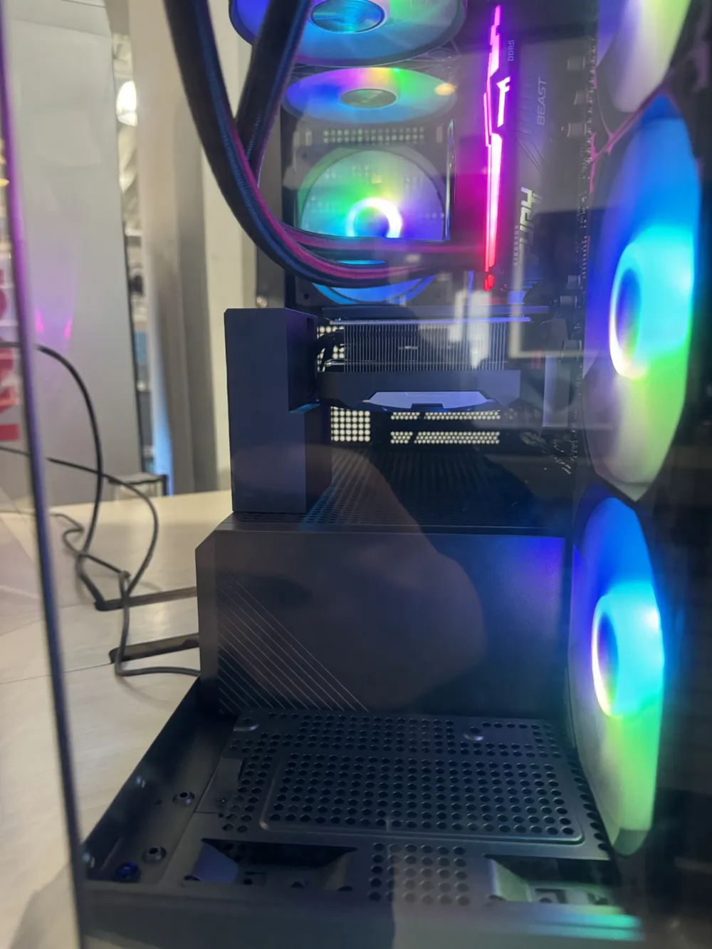 MSI Project Zero Graphics Card cable cover by zurc3d - MakerWorld