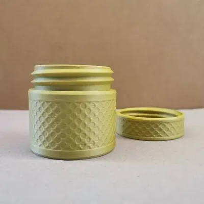 Threaded pill container by Jallim - MakerWorld