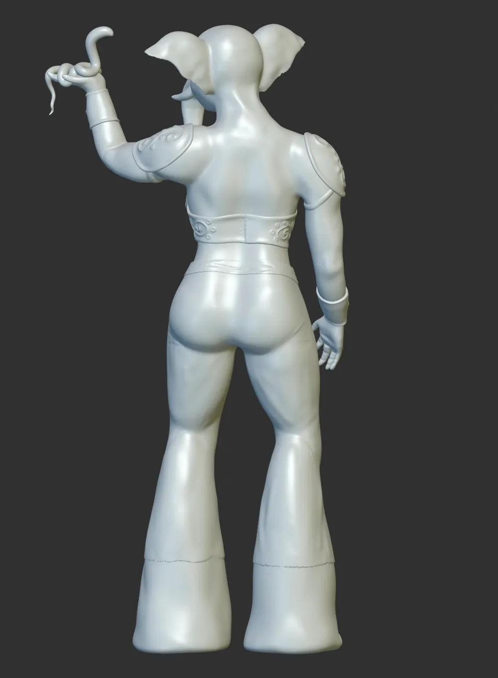 Dnd Miniature Female Loxodon By Palaten Makerworld