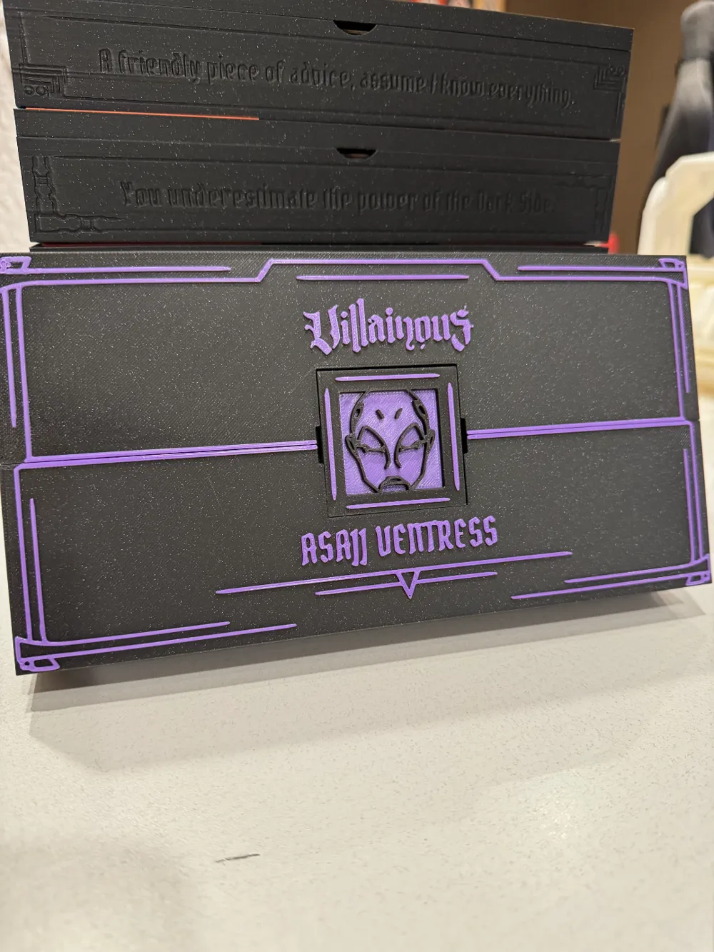 Asajj Ventress Custom Villainous Box by zurc3d - MakerWorld