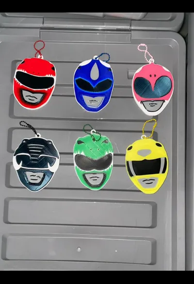Power Ranger Keychains by Blossom2023 - MakerWorld