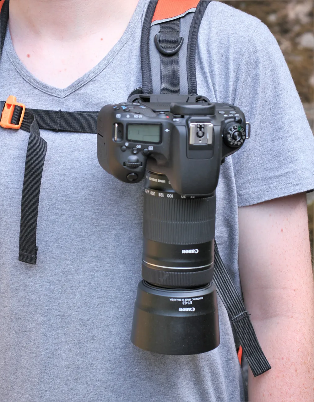 Camera Backpack Mount (works with heavy DSLRs) by TonGi018 - MakerWorld