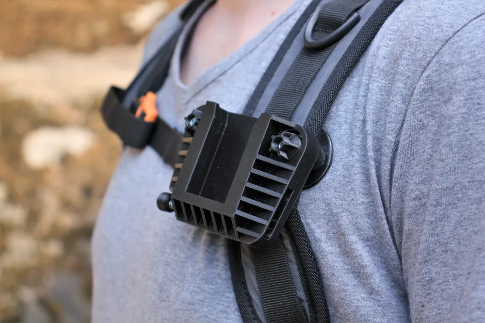 Camera Backpack Mount (works with heavy DSLRs) by TonGi018 - MakerWorld